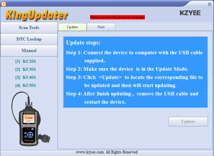 KC501 - ProductSerial - KZYEE