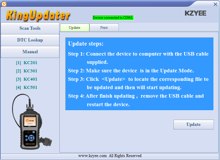 KC501 - ProductSerial - KZYEE